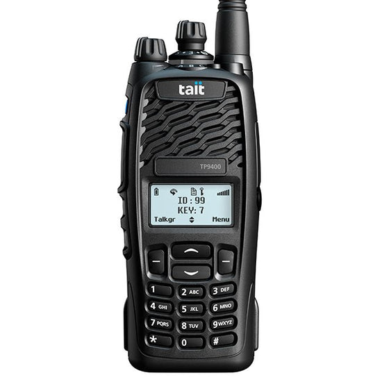 Tait Tp9400 Series Handheld P25 Radio Reliable Durable Advanced Features 49er Communications